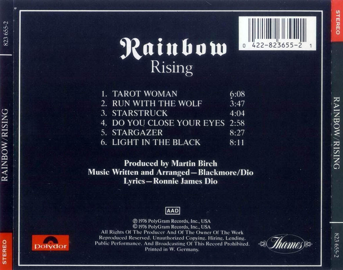 Rainbow - Rising (1976)