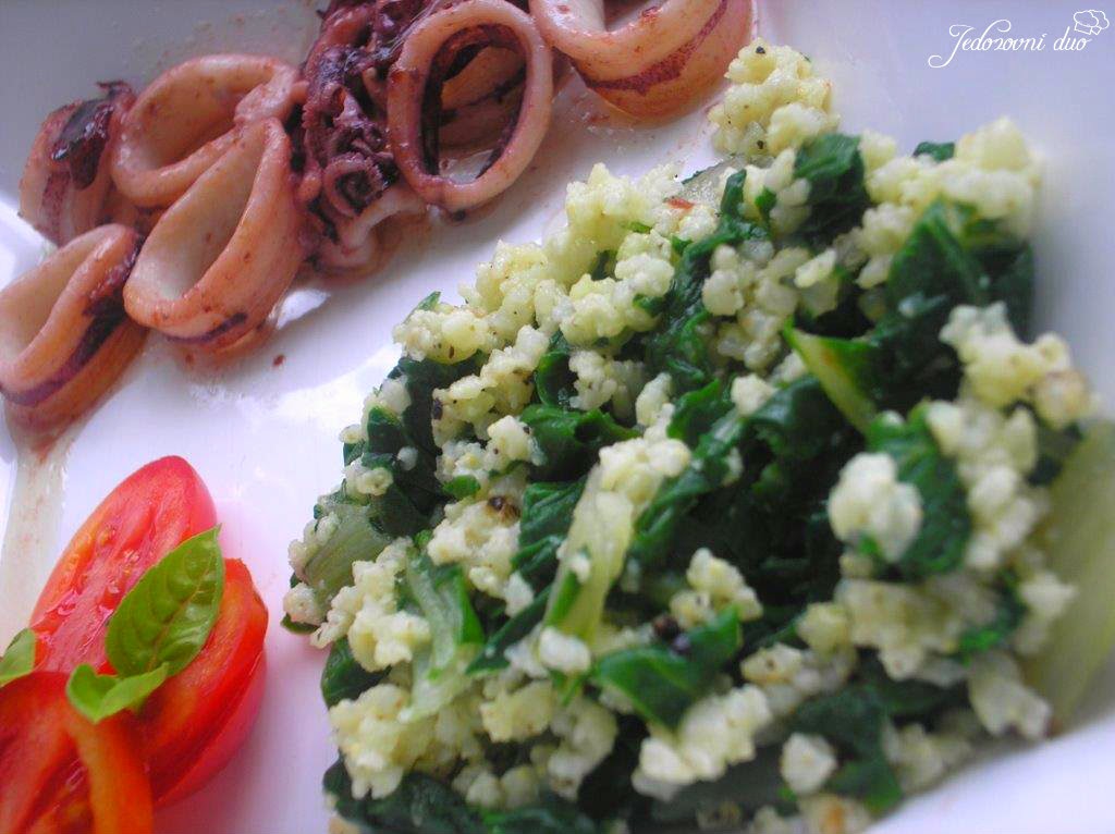 Jedozovni duo: Blitva s prosom