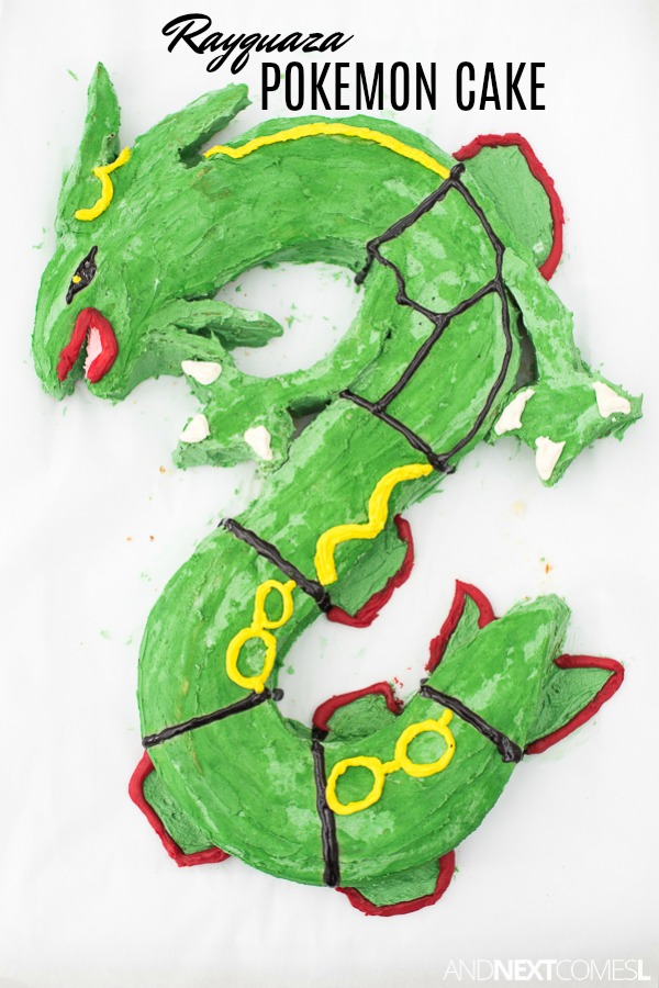 Rayquaza Birthday Cake | And Next Comes L - Hyperlexia Resources