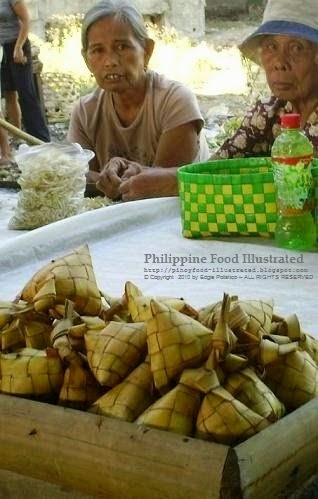 Philippine Food Illustrated: puso (plain rice)