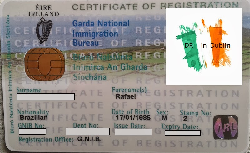 DR in Dublin: Intercâmbio Dublin, Irlanda. : COMO FAZER O GNIB?