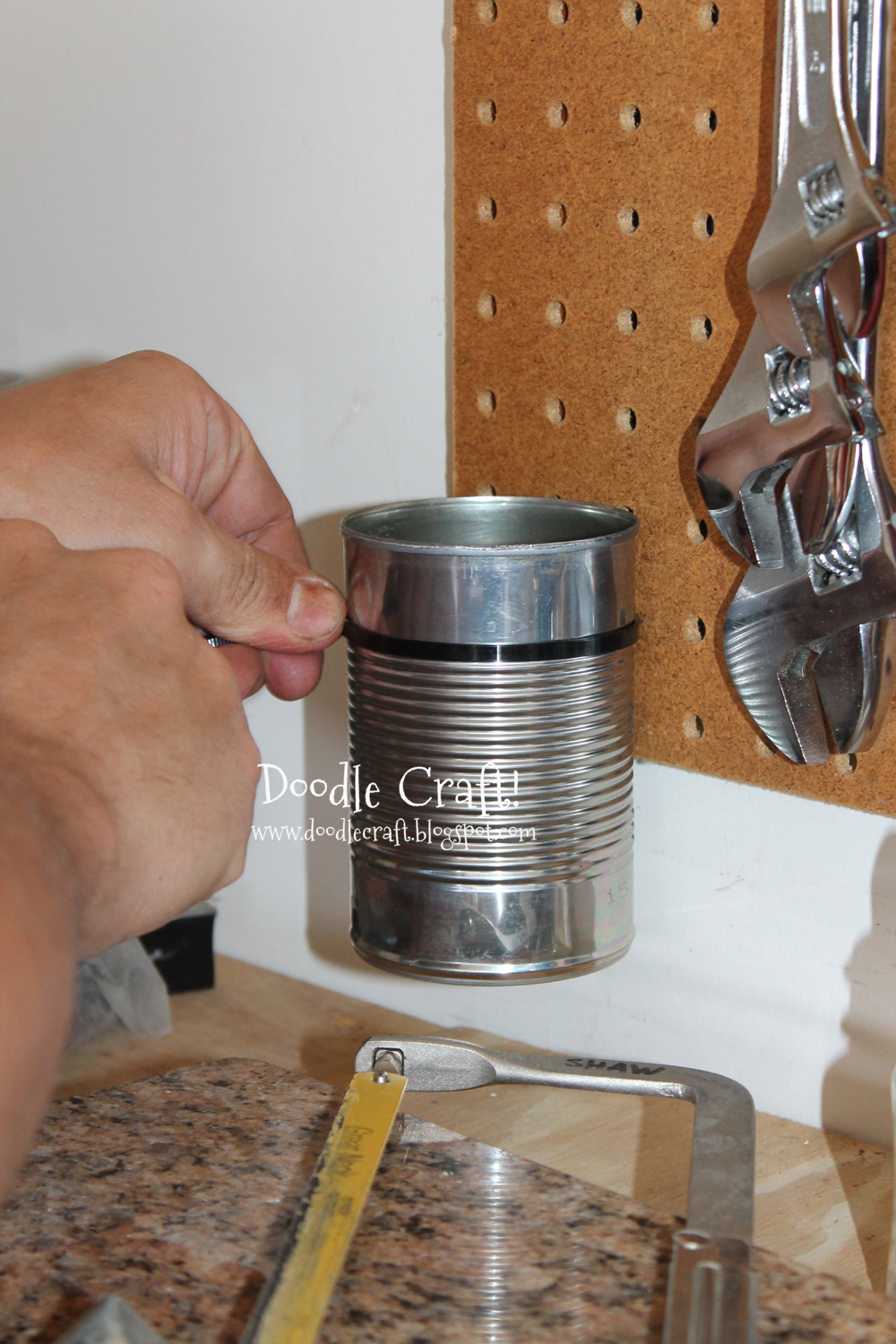 Peg Board Shadow Box Tool Display Frame!