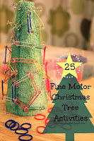 Stuffed Christmas Tree Lacing Craft for Fine Motor Skills | School Time ...