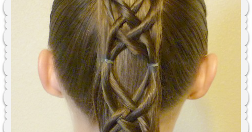 Criss Cross Woven Ponytail Hairstyle | Hairstyles For Girls - Princess ...