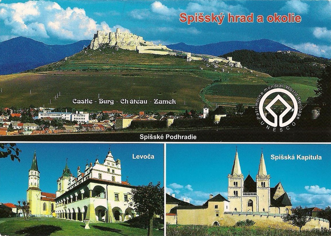 MY UNESCO WHS POSTCARDS COLLECTION: SLOVAKIA - Levoča, Spišský Hrad and ...
