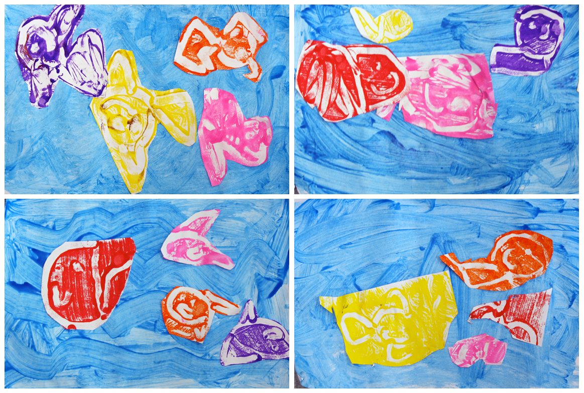 Art With Mr Hall: Fish Finger Prints