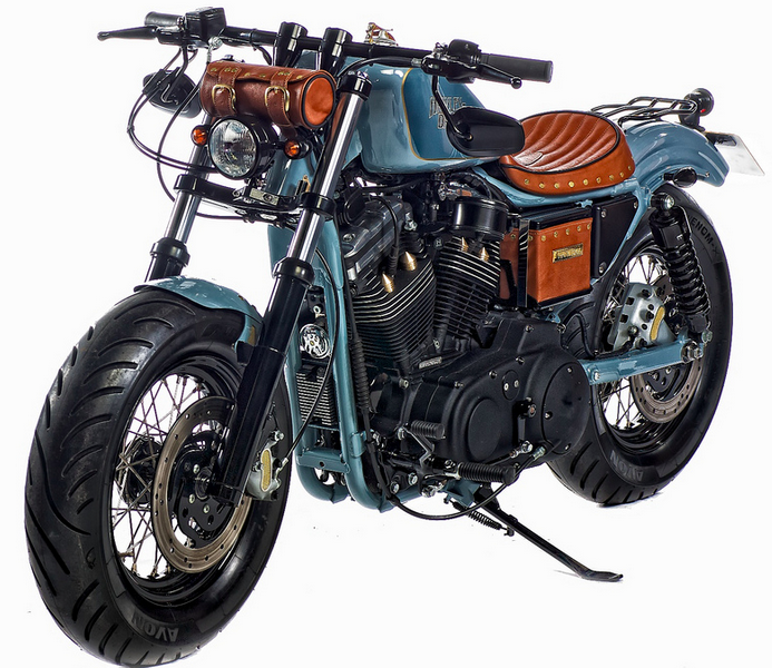 biker excalibur II: Blue Motorcycles