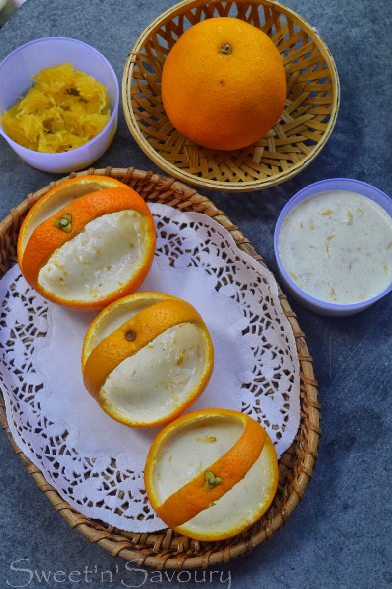 Sweet 'n' Savoury: Komla-lebur Chenna Payesh/Orange Kheer