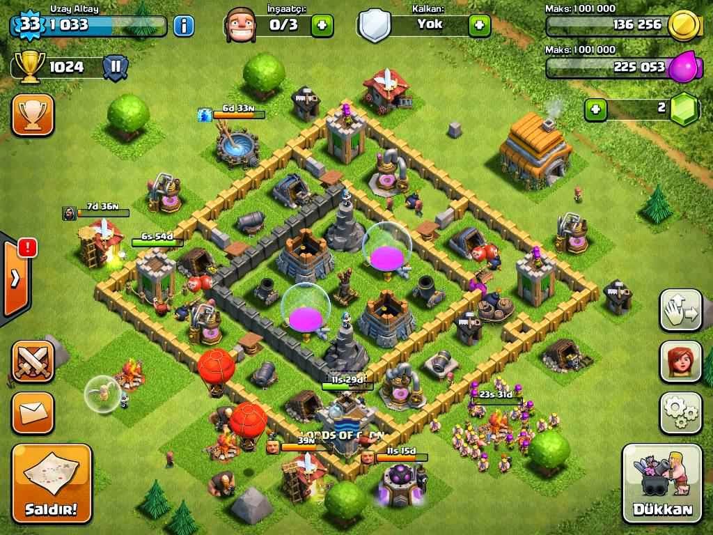 Clash of Clans: 6. Seviye Köy Düzenleri