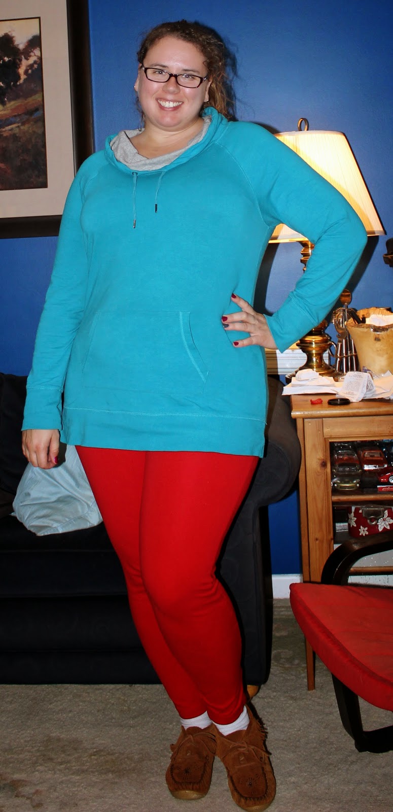 What Mama Wears: Red & Teal
