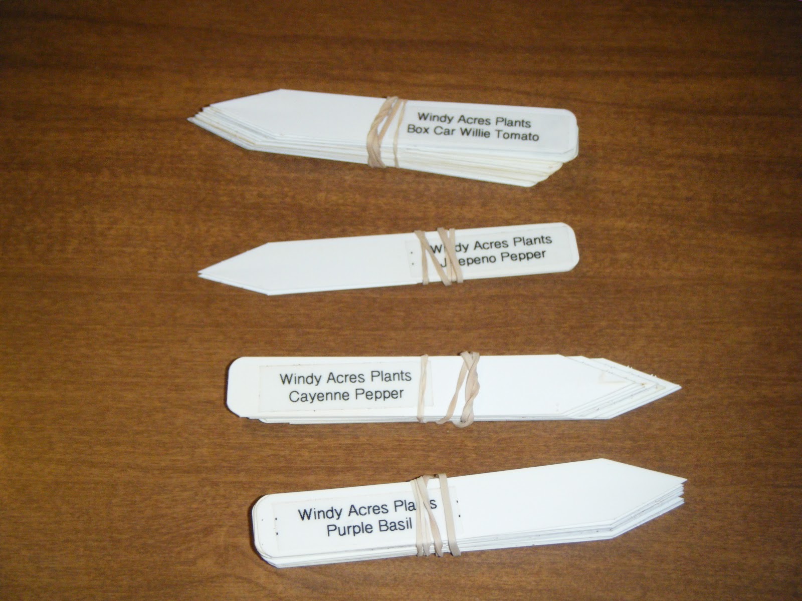 Windy Acres Diary: Plant Labels