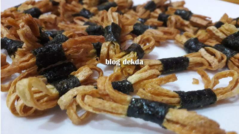 Snek Ikan Crunchy Dengan Rumpai Laut