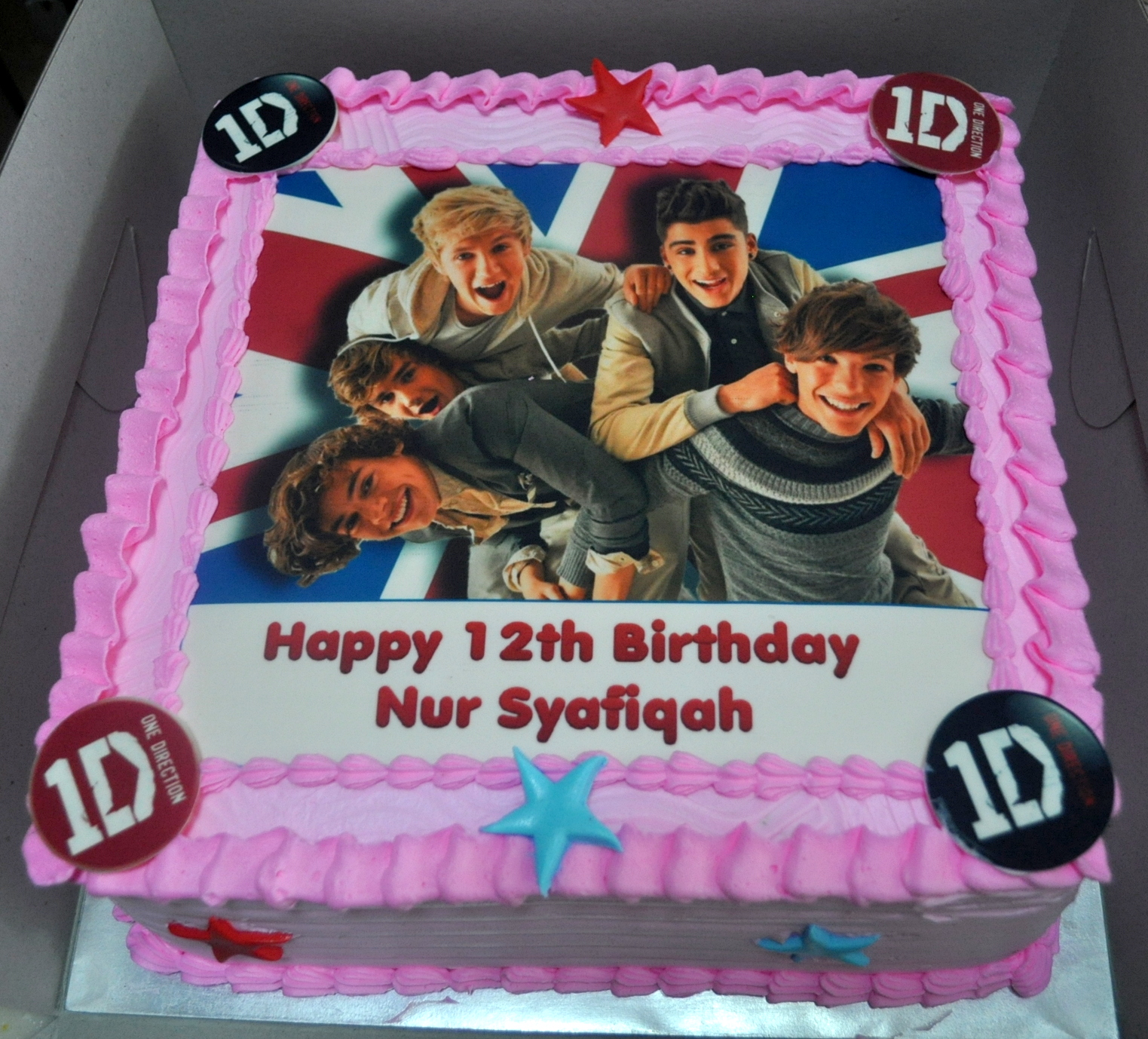 Izah's Kitchen: One Direction Theme cake