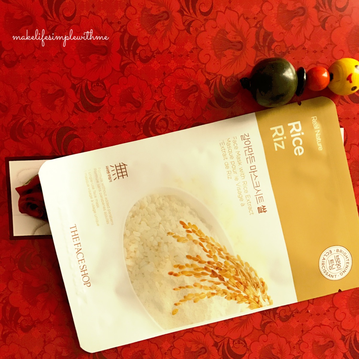 makelifesimple: The Face Shop-Real Nature Rice Face Mask
