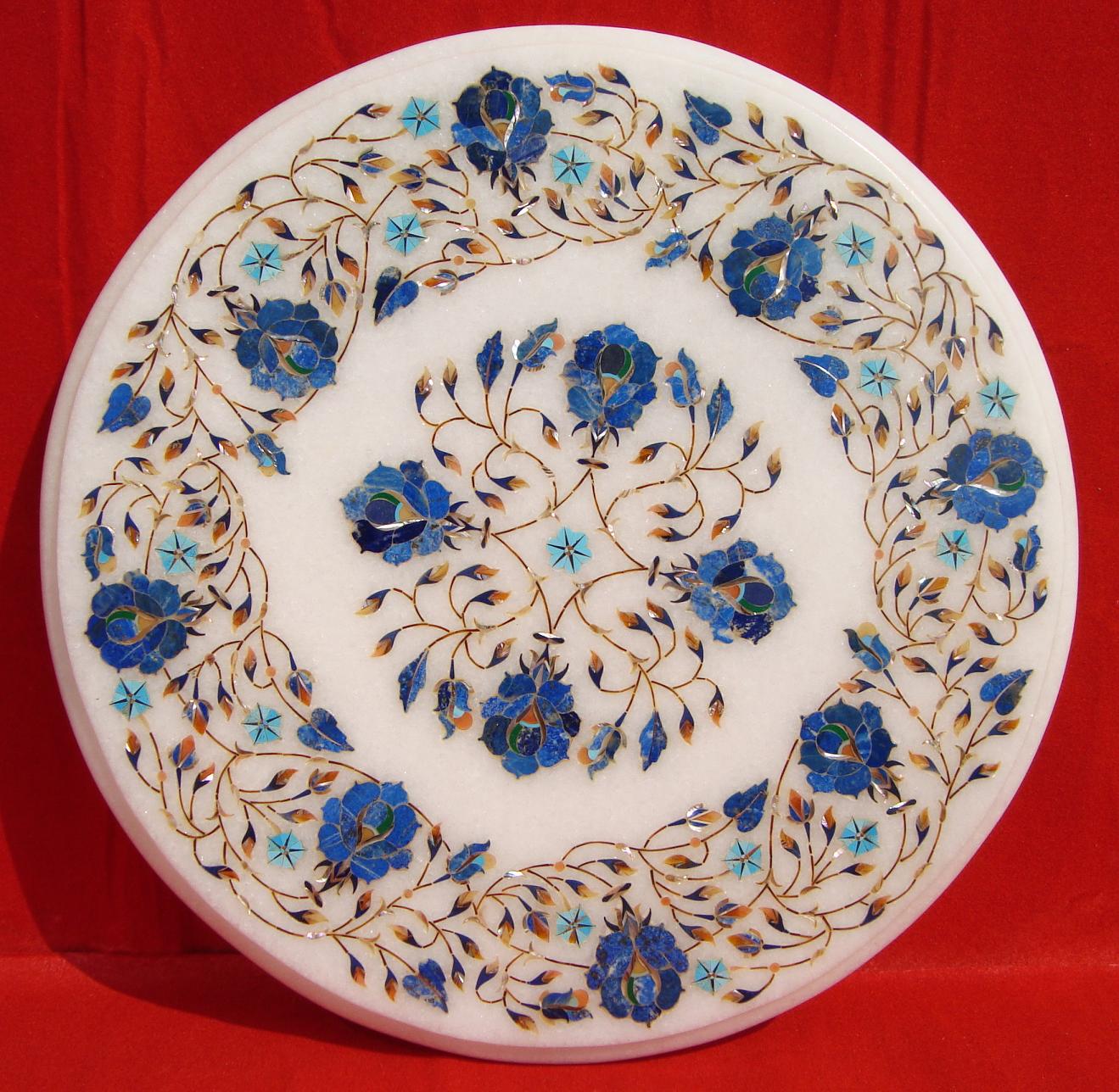 Marble Inlay Plates, Decorative plate / Buy Marble / Soapstone Inlay ...