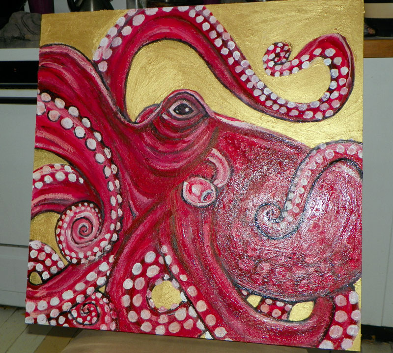 Latest Artwork: Red Octopus