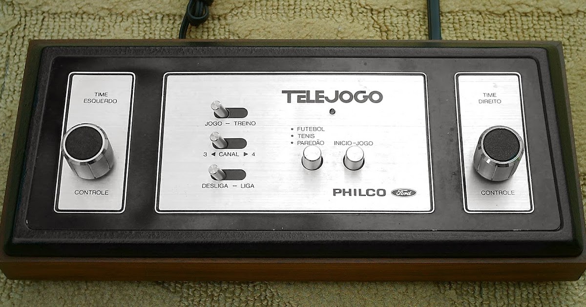 Retrogame Brasil: Telejogo - Um dos primeiros videogames
