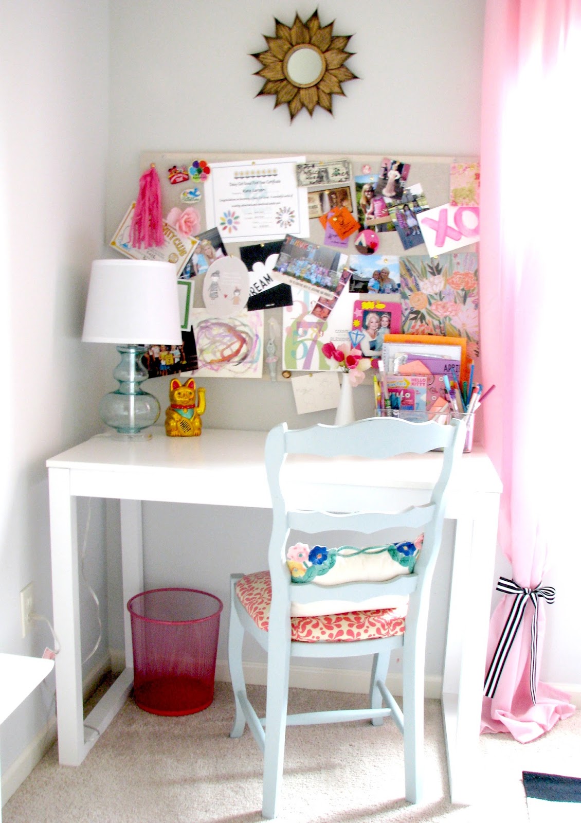 How to Style a Desk in a Girl's Room - Life Love Larson