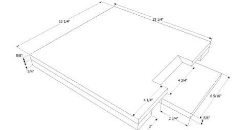 The Bee Man Blog: The Warre Hive - Part 3 - Making the floor