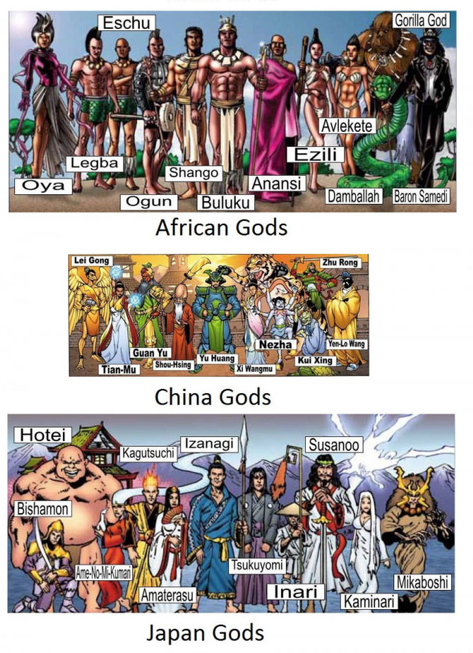 Seduced by the New...: Ancient Gods