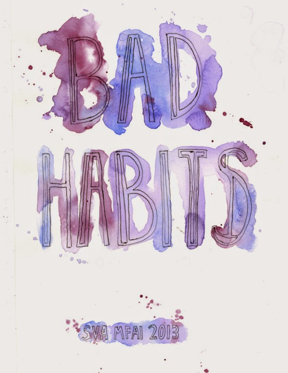 Bad habits of the artist world: Bad Habits Zine Art