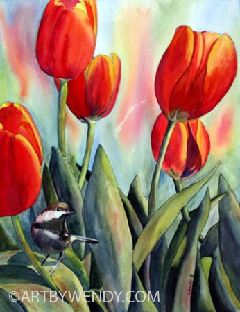 Art by Wendy: How to paint the background?