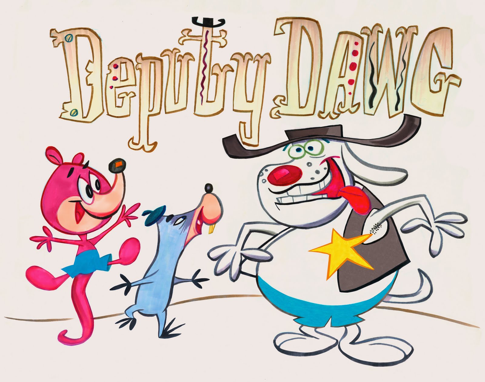 Patrick Owsley Cartoon Art and More!: DEPUTY DAWG by JOHN K / SPUMCO!
