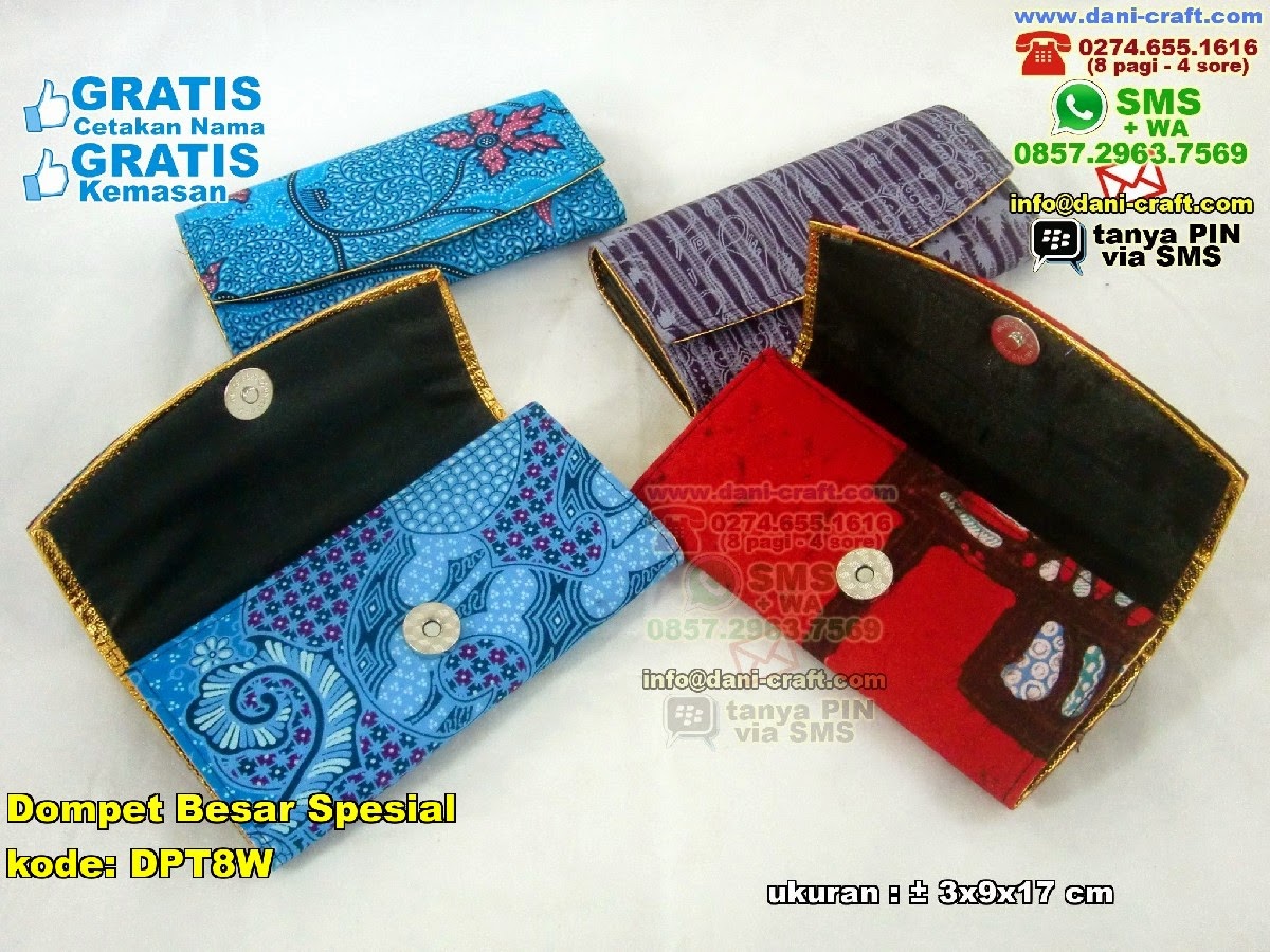 Souvenir Dompet Batik Besar Spesial | Souvenir Pernikahan