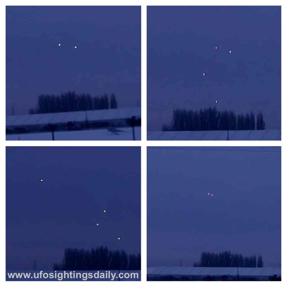 UFO SIGHTINGS DAILY: Glowing Orbs Over Nottingham, England On Jan 17, 2013.