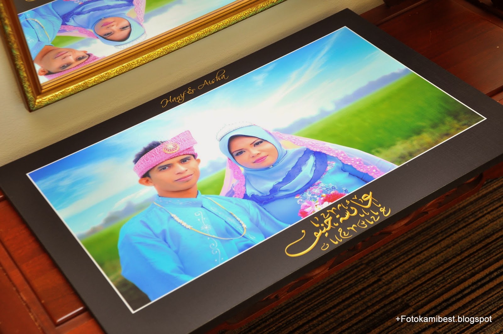 Contoh Frame / Bingkai - Poster Anif & Aisha | FOTOKAMIBEST GROUP