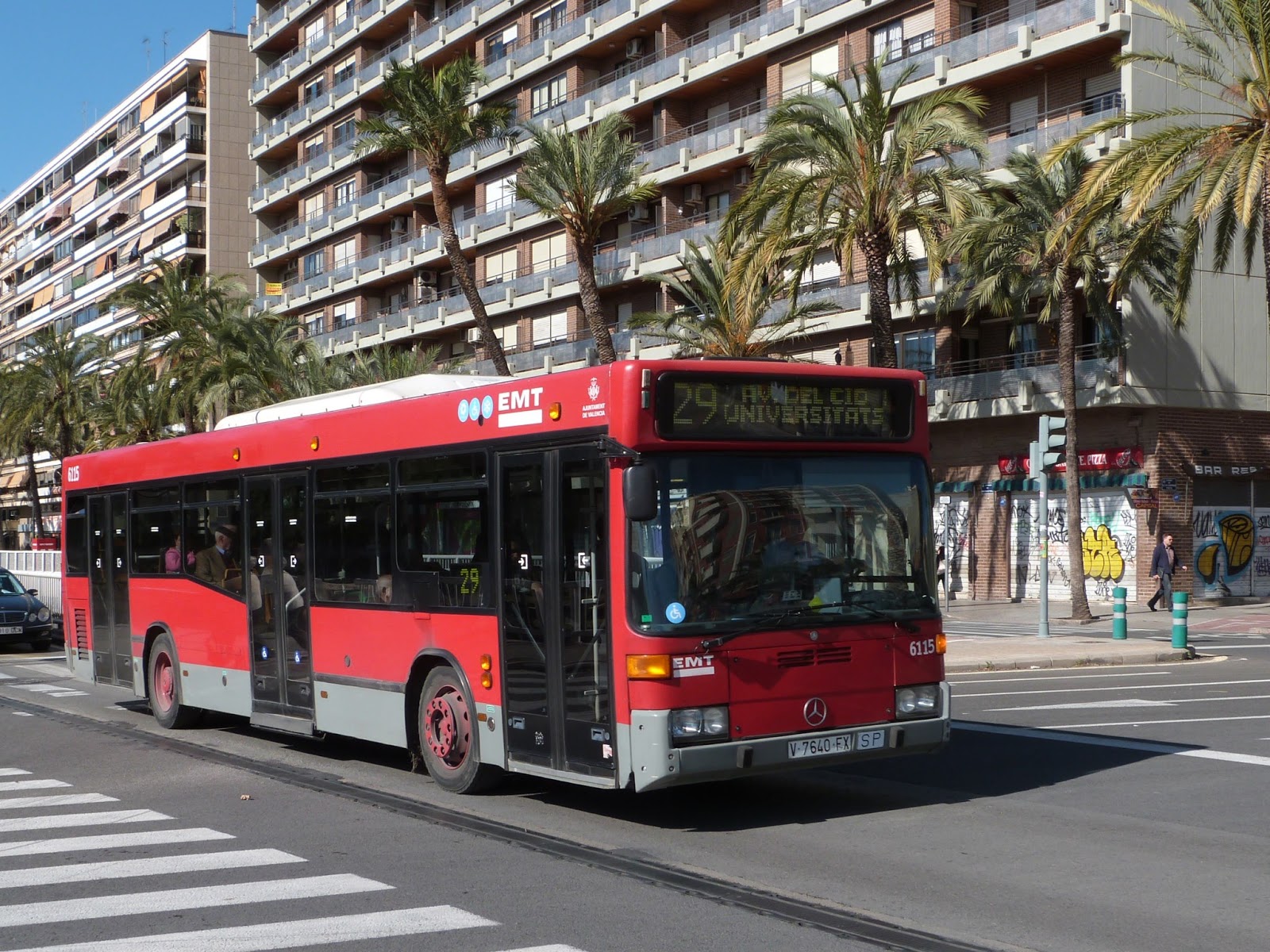 Autobuses de Valencia: EMT Valencia, 6.115. Línea 29