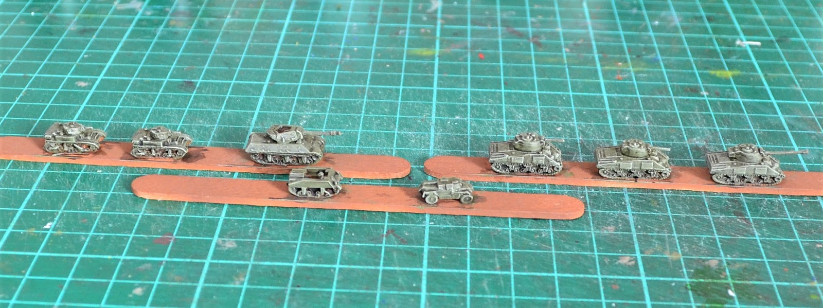 Grymauch's Solo Wargaming Blog : On the Workbench: 6mm Armour and Vehicles
