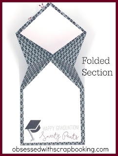 Obsessed with Scrapbooking: [Video]Quick Cricut Folding Graduation Cap Card