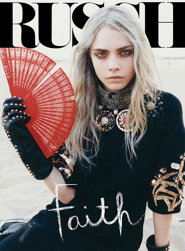 Smartologie: Cara Delevingne for Russh Magazine August/September 2012