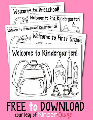 Back To School Coloring Pages First Grade