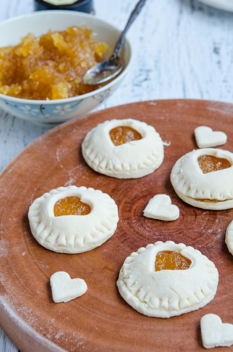 Inimioare cu gem de ananas si ghimbir - Din secretele bucătăriei chinezești