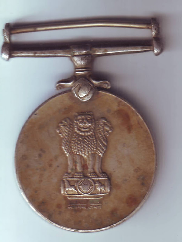 Rare Indian Collectibles: Raksha Medal - Indian Army - 1965 War