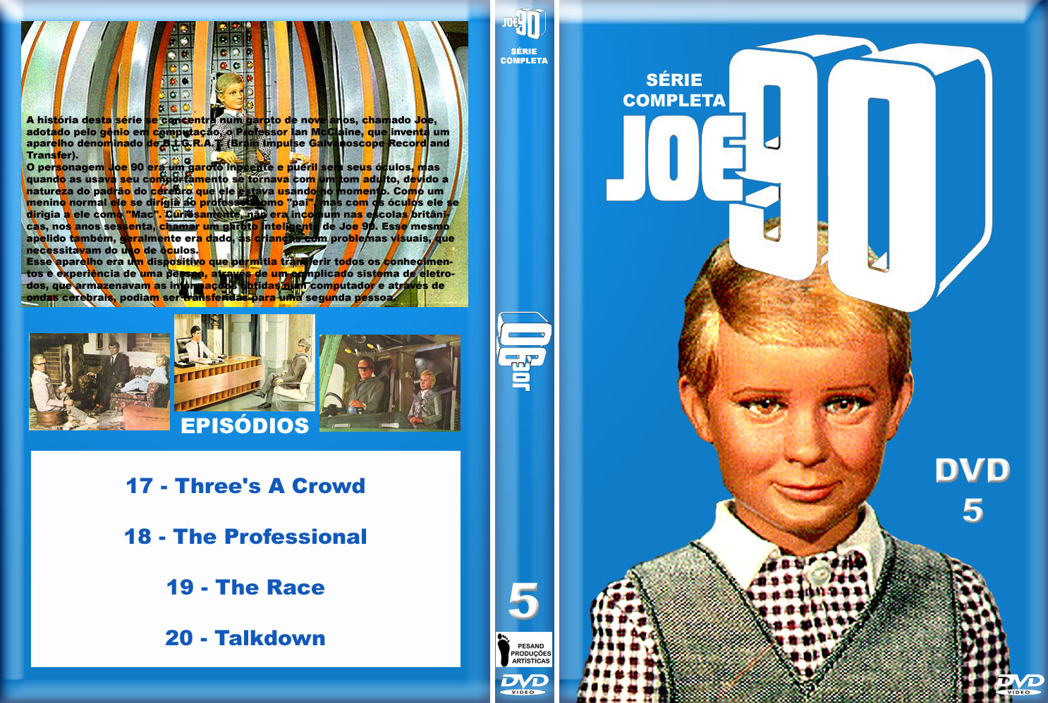 CAPAS EM SÉRIE: CAPAS DVD JOE 90 ( 1968 )