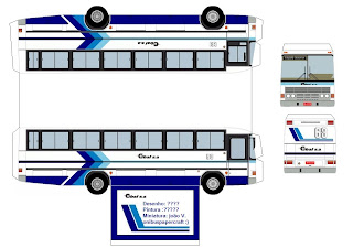 ônibus papercraft: Citral