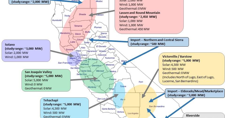 USA, California: Transmission Study Identifies Nearly 1,500 MW of New ...