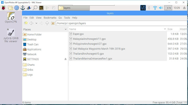 Matilda's Journey: Setting up layers folder in OpenPlotter - OpenCPN