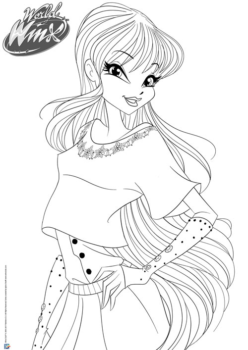 World of Winx: Imagens para Colorir