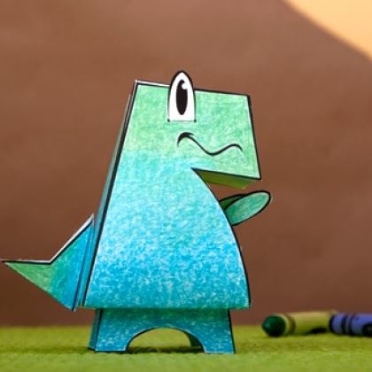 Paper Toy Dinosaurio/Dinosaur Tyrannosaurus ~ Papercraftsparati | Todos ...
