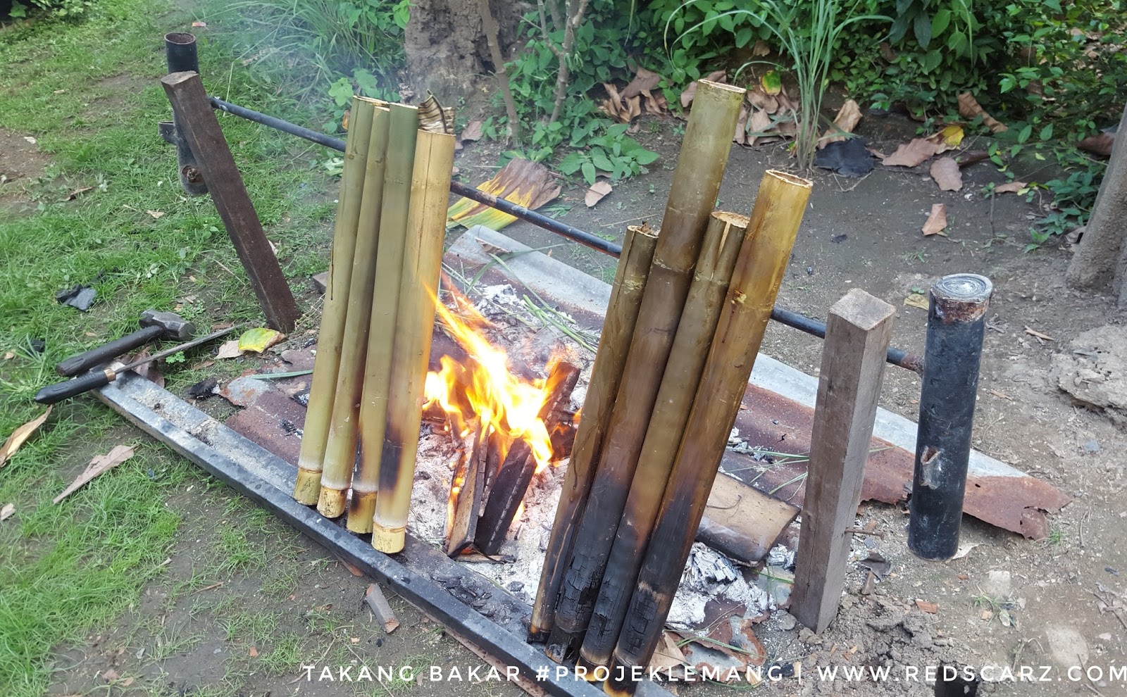 DAUS REDSCARZ: Pengalaman pertama kali membakar lemang sempena Hari ...