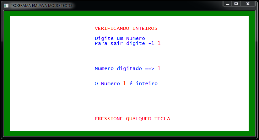 Samuel Lima - Programador C/C++/Java: Verificando inteiros