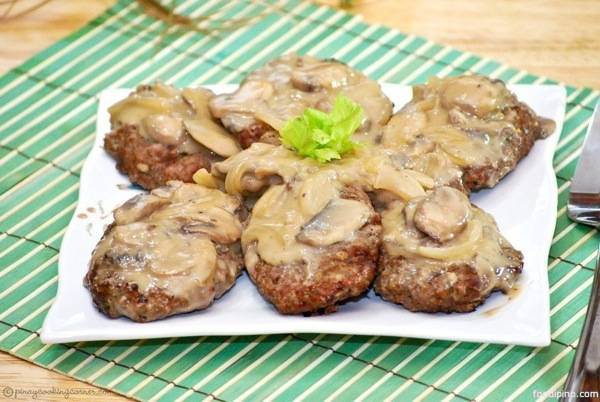 A Taste of Pinoy: Homemade Burger Steak Recipe