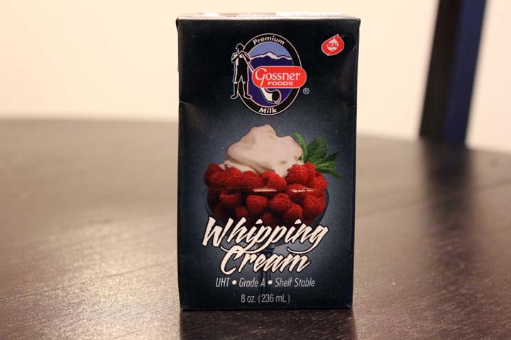 Food Storage for Dinner: SHELF STABLE WHIPPING CREAM: Toasted Almond ...