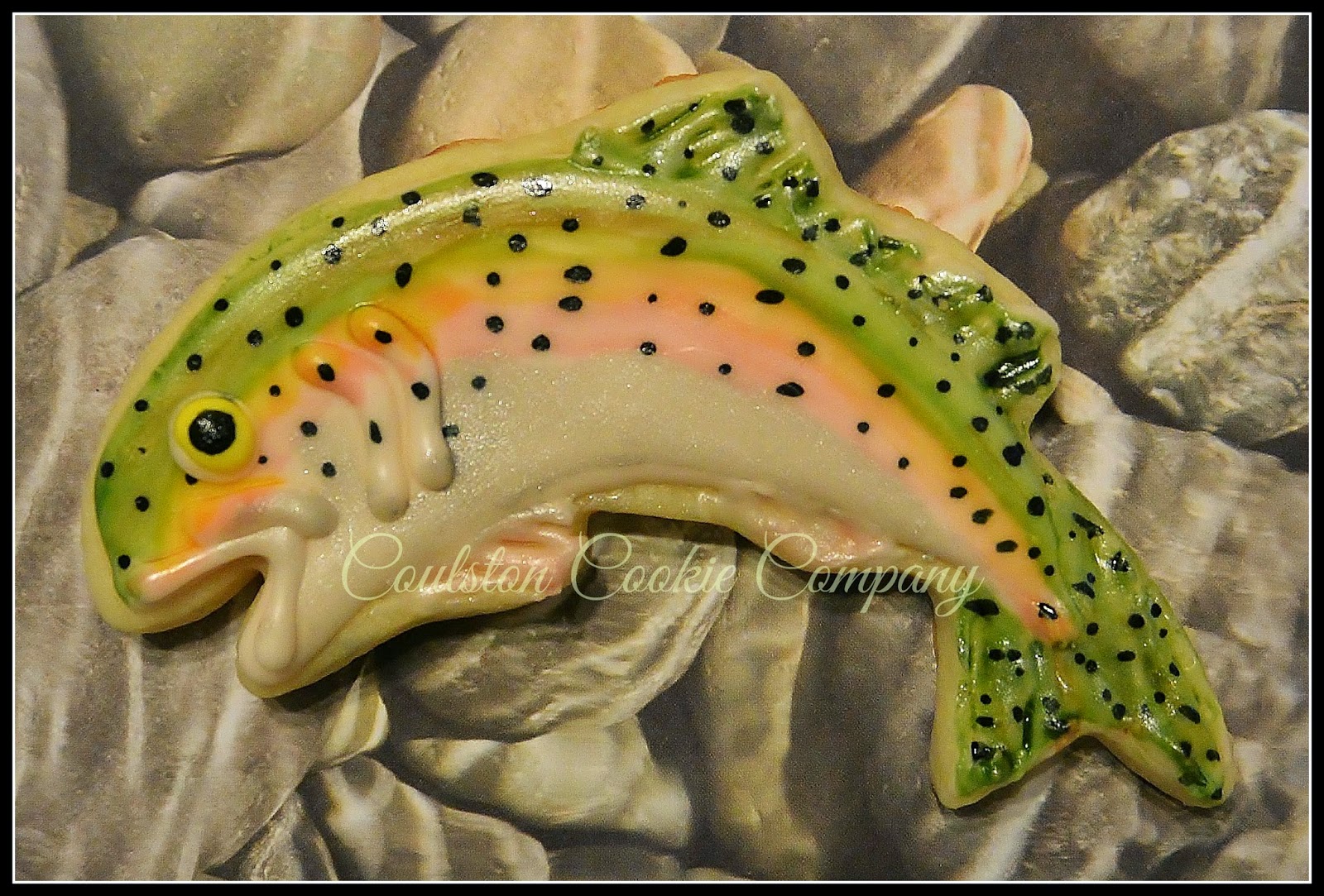 ...Coulston Cookie Company...: Hobby Cookies: Rainbow Trout Cookies