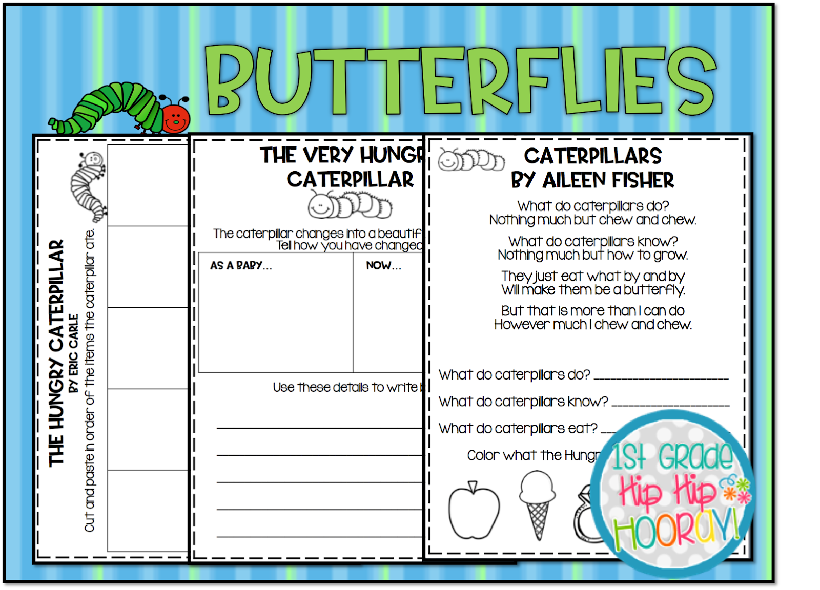 1st Grade Hip Hip Hooray!: Butterflies