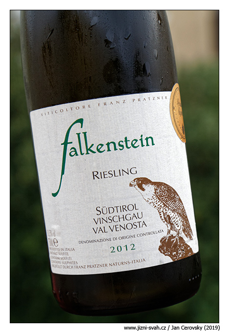 Vyzrálý italský Riesling Falkenstein | Jižní svah - nejen o víně